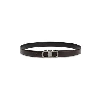 Ferragamo Gancini Wendeg&uuml;rtel aus Leder - - Accessories - Herren - Schwarzk - 115 CM