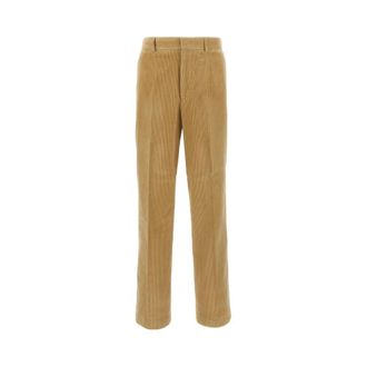 Palm Angels Corduroy Tape Hosen - - Trousers - Herren - Beige - L