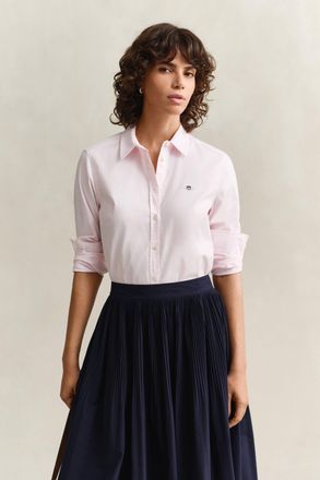 GANT Damen Stretch Oxford-Bluse (32) LIGHT Rosa