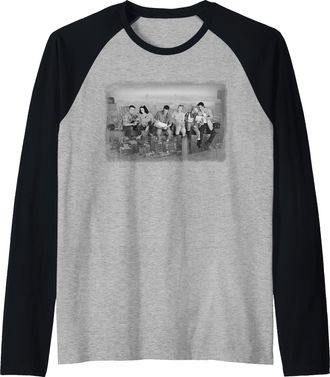 Friends Mittagessen in der Fernsehsendung Friends auf einem Wolkenkratzer, NYC, Vintage-Fan der 90er Raglan