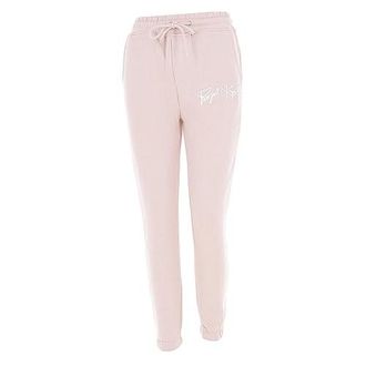 Project X Paris Bas de Jogging Basic Full Logo Broderie Rose balais S