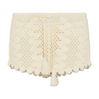 Poss&eacute; Saskia Baumwollshorts - - Shorts - Damen - Beige - XS