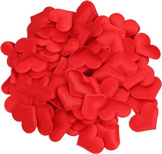 Garneck 300 St&uuml;ck Rotes Herzkonfetti Herz Streudeko f&uuml;r Valentinstag Hochzeit Tischdekoration Romantische Party Jubil&auml;umsdeko Leichtes Herz Tischstreu f&uuml;r Fei