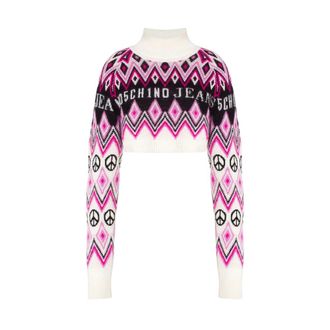 Moschino Damen, Strickwaren, Mehrfarbig, XSGröße