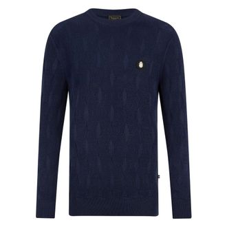 Billionaire Boys Club Pull-over &agrave; col rond Ls Love - Homme - Pulls - Bleu - Taille: L