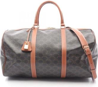 Celine unisex, Pre-owned, Brun, Taille: ONE Size Sac Week-end en Toile Pre-owned