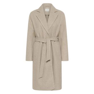 Kaffe KAsaturn Jacke - - Coats - Damen - Beige - 3XL