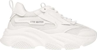 Steve Madden Possession-E Sneaker f&uuml;r Damen, Klobige Plattform (Wei&szlig;)