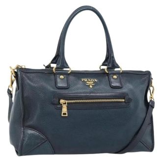 Prada Sac &agrave; main vintage Pre-owned - Femme - Pre-owned - Bleu - Taille: ONE Size
