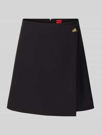 HUGO BOSS Ausgestellter Mini-Rock mit Viskoseanteil Modell RALUNI