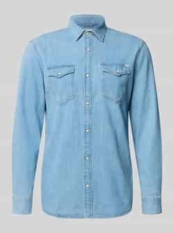 Jack & Jones Slim Fit Freizeithemd mit Kentkragen Modell ESHERIDAN