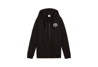 Puma Kapuzensweatshirt CLASS RELAXED FULL-ZIP HOODIE TR mit K&auml;ngurutasche, mit verstellbarem Kordelzug