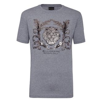 Billionaire Boys Club T-Shirt Rundhals L&ouml;we - - Tops - Herren - Grau - XS