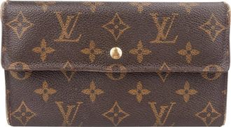 Louis Vuitton Portemonnaie - Louis Vuitton Canvas Monogram Sarah Wallet - Gr. unisize - in Bunt - f&uuml;r Damen