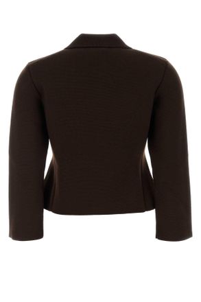 Saint Laurent Wool Jacket - Brown