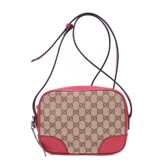 Gucci Crossbody Bags - GG Canvas Bree Camera - Gr. unisize - in Rot - f&uuml;r Damen