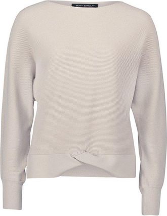 Betty Barclay Rundhalspullover Reine Baumwolle für besonders weiche Haptik