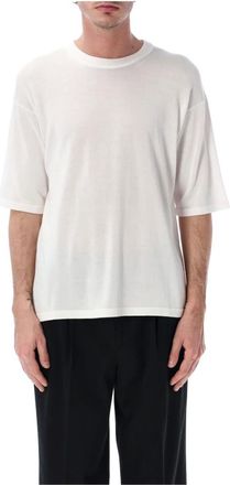 Roberto Collina Homme, Tops, Blanc, Taille: XL T-Chemises