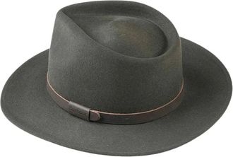 Barbour Homme, Accessoires, Vert, Taille: M Chapeau Bushman Pliable