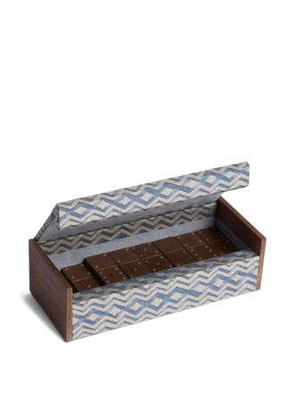 L'OBJET lot de dominos Fortuny - Bleu