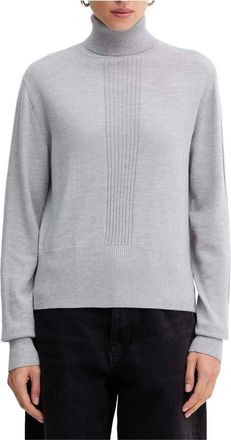 Patrizia Pepe Femme, Pulls, Gris, Taille: 38 FR Pull Col Roulé
