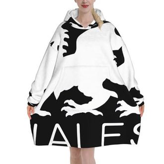 Generic Couverture &agrave; capuche aquarelle drapeau de la Croatie pour femmes et hommes adultes surdimensionn&eacute;s pour une couverture douce et chaude