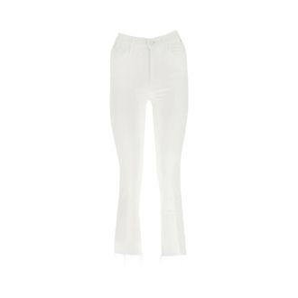 Mother Hustler Ankle Fray Jeans - - Jeans - Damen - Wei&szlig; - W27