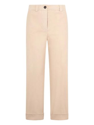PESERICO pantalon court &agrave; coupe droite - Tons neutres