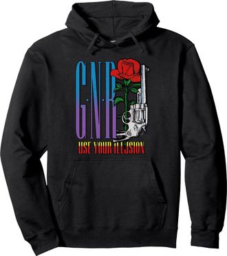 Guns n' Roses Illusions Kapuzensweatshirt mit Pistolenmotiv Pullover Hoodie