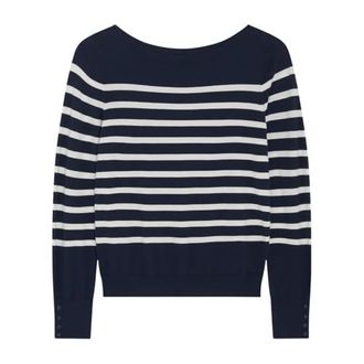Caroll Femme 232k-mjulie Pull, Marine, L EU