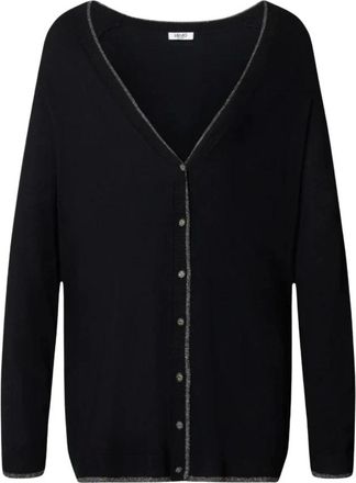 Liu Jo Wf6083Ms49I Cardigan - Femme - Pulls - Noir - Taille: 44 FR