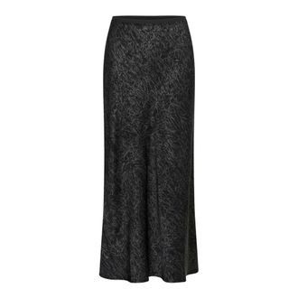 Kaffe Midirock - - Skirts - Damen - Schwarzk - L