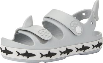 Crocs Unisex Kinder Crocband Cruiser Sandal K Sandalen, Shark Light Grey, 38/39 EU