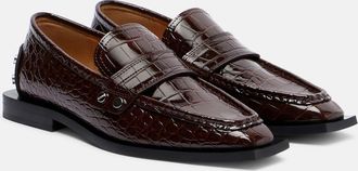 Ganni Mocassins Studs en cuir synthétique