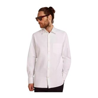 Golden Goose Cotton Shirt With Logo - - Shirts - Herren - Wei&szlig; - S