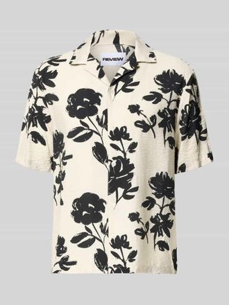 Review Regular Fit Freizeithemd aus Viskose-Mix