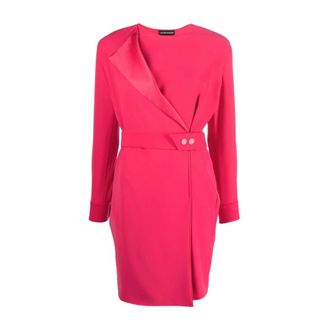 Emporio Armani 840 Abito Corto C/cinta - - Dresses - Damen - Rosa - S
