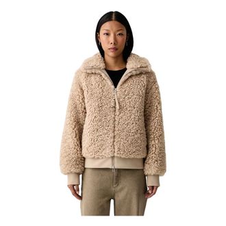 Marc O'Polo Blouson Teddy - Femme - Vestes - Beige - Taille: 36 FR