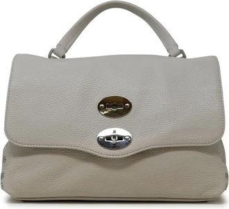 Zanellato Hobo Bags - Ivory Postina Daily Giorno S Leather Handbag - Gr. unisize - in Grau - f&uuml;r Damen