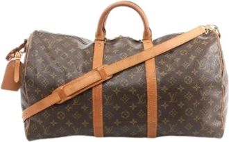 Louis Vuitton unisex, Pre-owned, Brun, Taille: ONE Size Pre-owned Keepall Bandouli&egrave;re 50