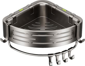 Generic Duschregale - Saugnapf-Duschregal, Badezimmer-Eckregale, Wand-Organizer, Saugnapf mit Turmstangenhaken f&uuml;r K&uuml;che, Wohnung, Hotel, Heimdekoration, Seif