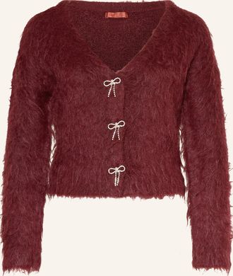 Guess Strickjacke Tomiko Mit Schmucksteinen rot