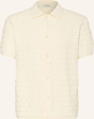 Sandro Sandro Kurzarm-Hemd Comfort Fit beige
