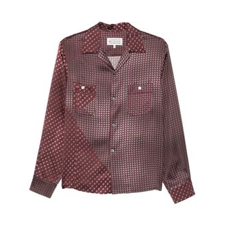 Maison Margiela Homme, Chemises, Multicolore, Taille: 2XS Chemise Imprim&eacute; Cachemire