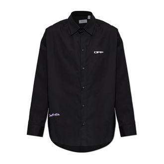 Off-white Homme, Chemises, Noir, Taille: XS T-shirt &agrave; logo