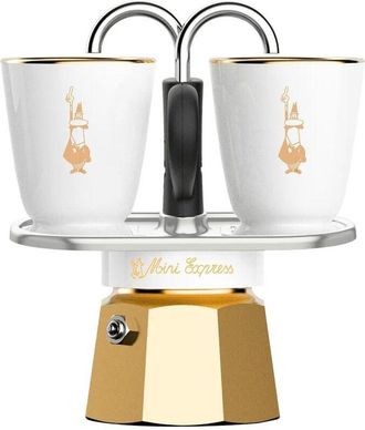 Bialetti Cafeti&egrave;re Italienne Dor&eacute; Espresso Deux Personnes