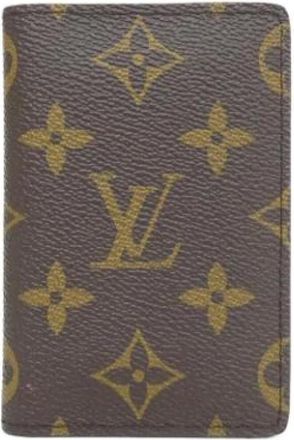 Louis Vuitton unisex, Pre-owned, Brun, Taille: ONE Size Portefeuille en toile Pre-owned