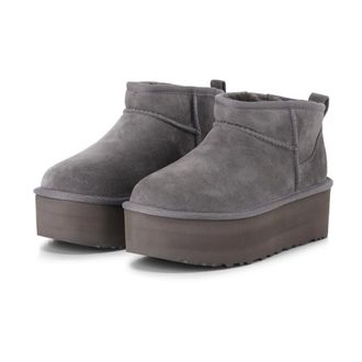 UGG Ugg, Femme, Chaussures, Gris, Taille: 40 EU Bottines &agrave; plateforme