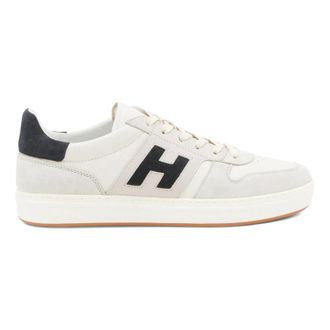 Hogan Homme, Chaussures, Gris, Taille: 43 1/2 EU Grand Central Perforated Baskets