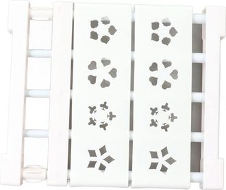 CHICIRIS Teleskop-Regalteiler mit Spannung f&uuml;r den Kleiderschrank, kein Bohren, Organizer f&uuml;r Schrank und Schuhregal - Stahlrohr/PP-Lastlager - f&uuml;r B&uuml;cherregal